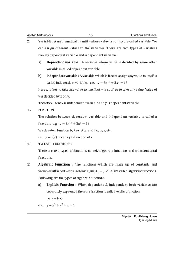 applied math 2nd semester diploma | PDF | Physics | Science