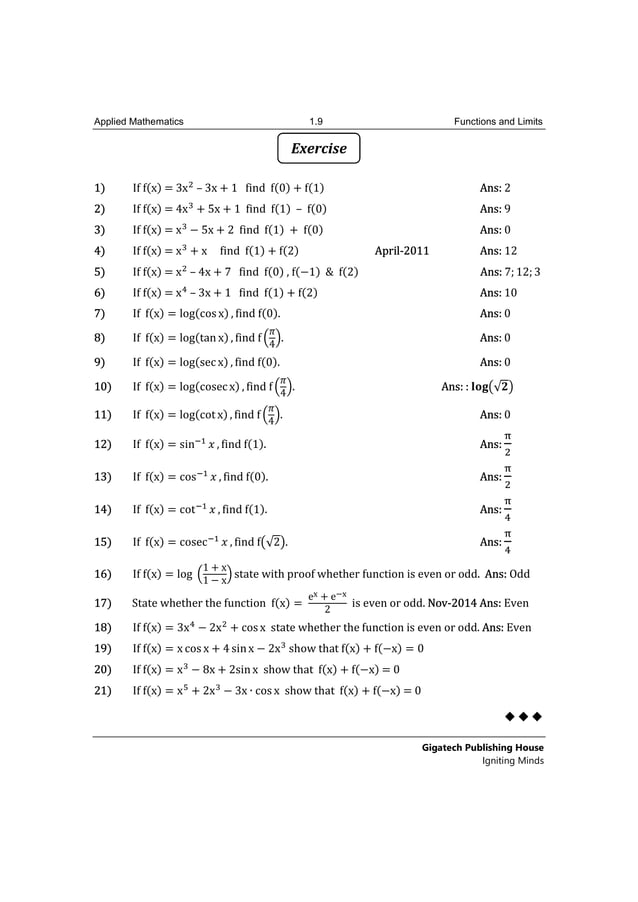 applied math 2nd semester diploma | PDF | Physics | Science