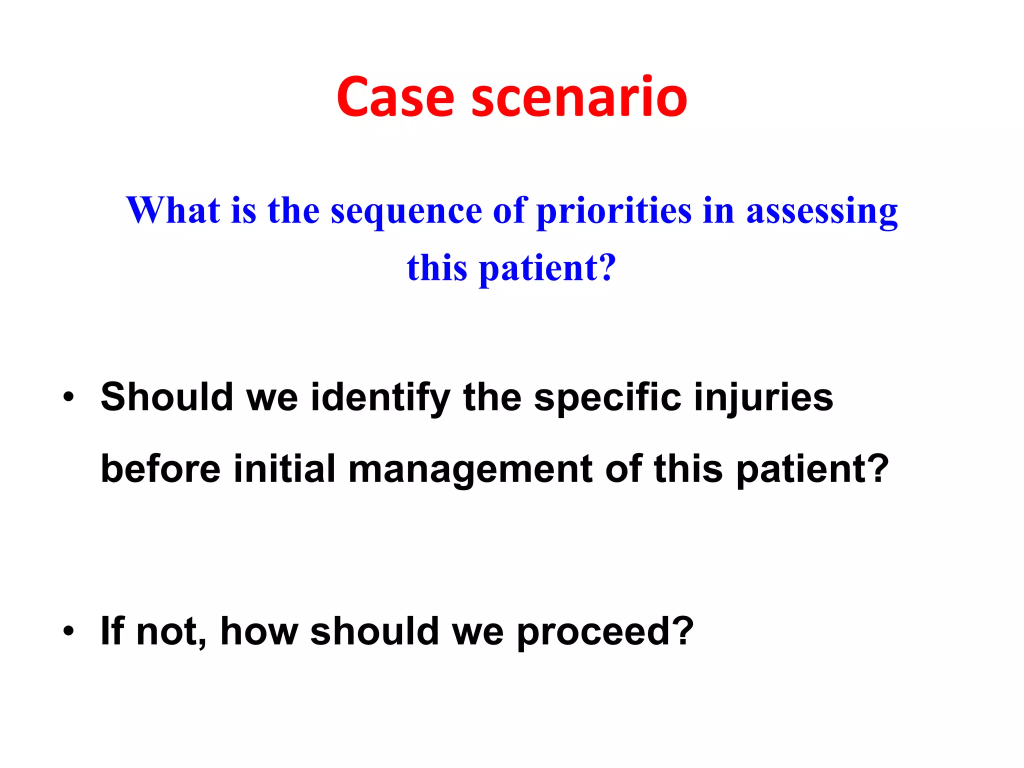 Primary survey in Trauma | PPTX