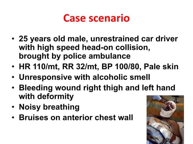 Primary survey in Trauma | PPTX | First Aid | Injuries