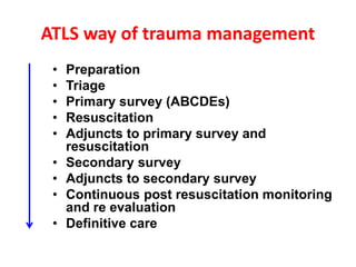 Primary survey in Trauma | PPTX