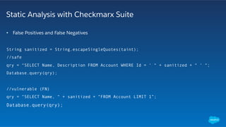 Secure Salesforce: Code Scanning with Checkmarx | PDF