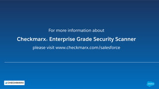 Secure Salesforce: Code Scanning with Checkmarx | PDF