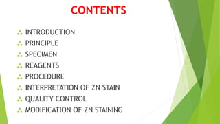 Zn Staining , morphology and different types. | PPTX