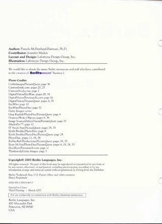 Berlitz english business 1 - book | PDF