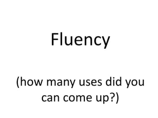 Alternative Uses | PPTX