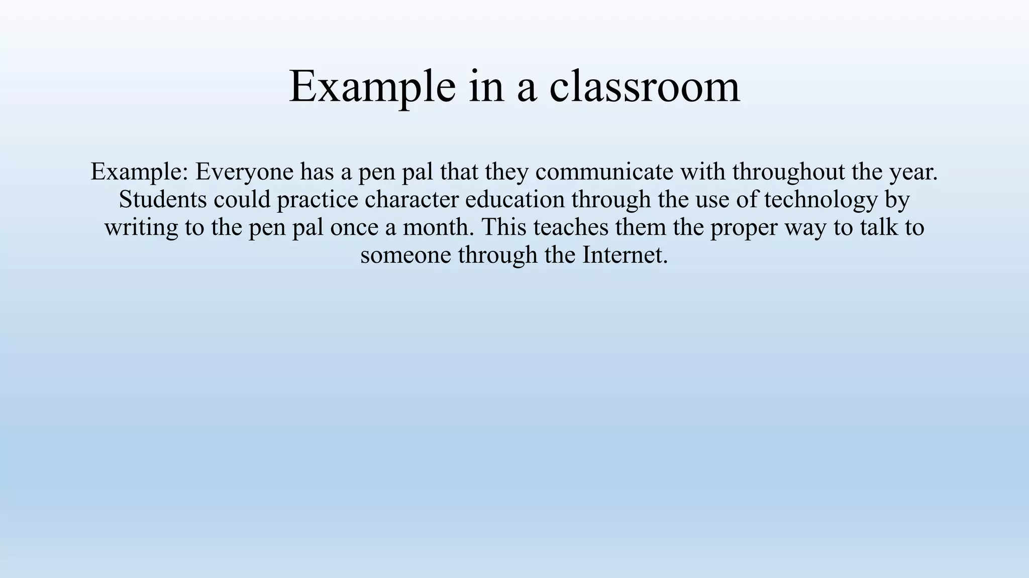 Character education | PPTX