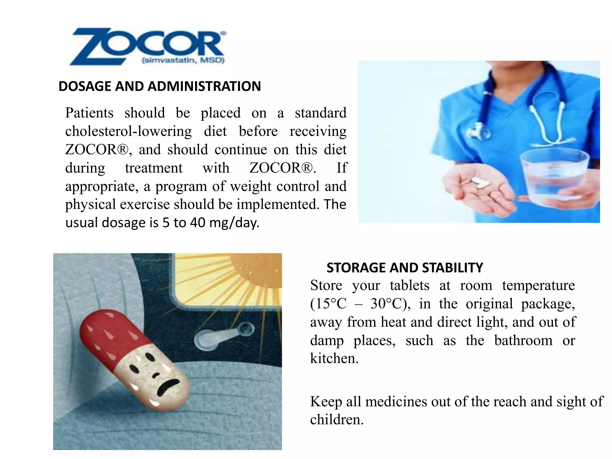 Zocor product monograph | PPTX | Heart and Cardiovascular Diseases ...