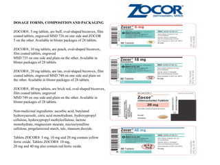 Zocor product monograph | PPT