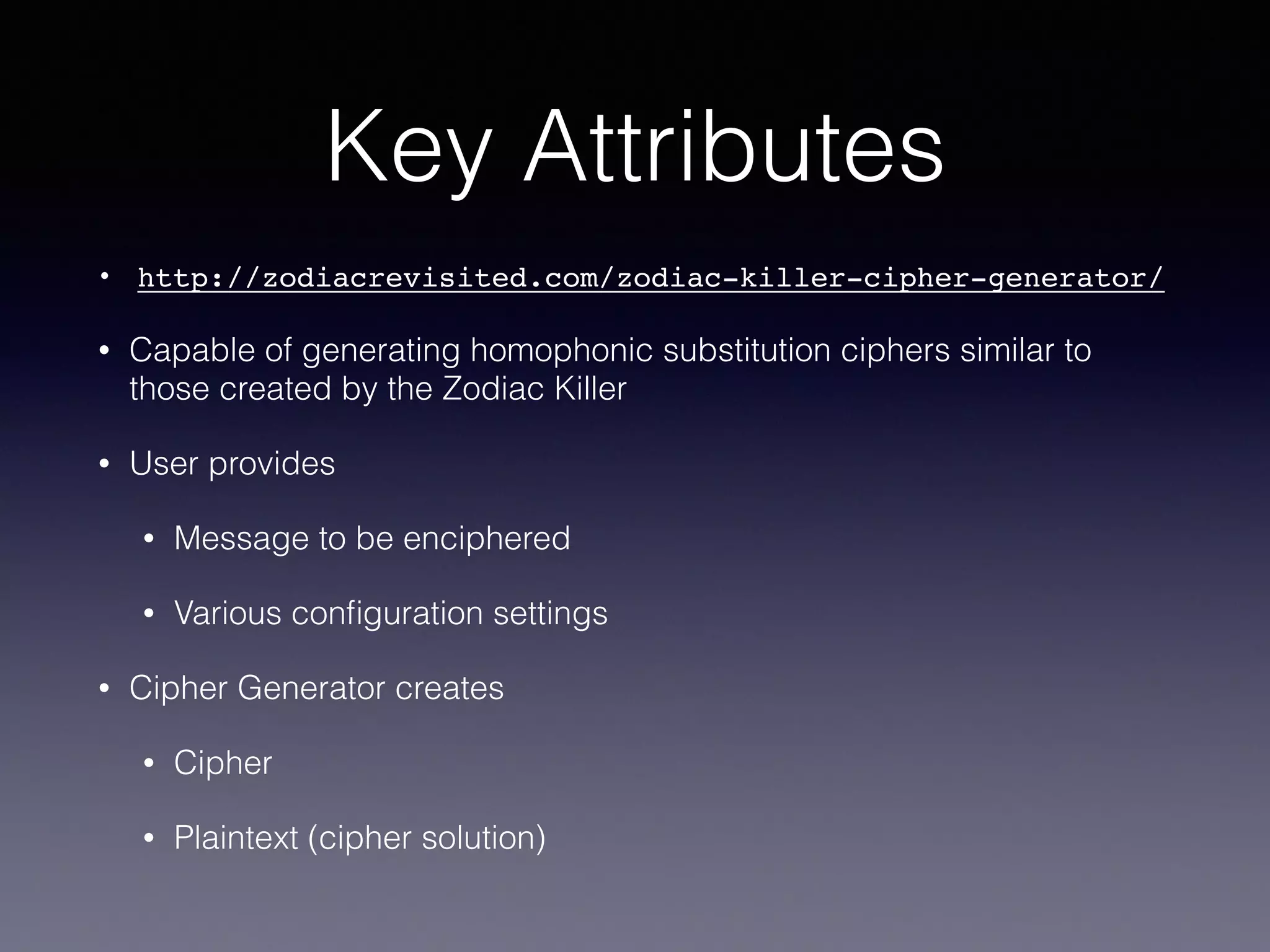 Zodiac Killer Cipher Generator | PDF