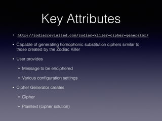 Zodiac Killer Cipher Generator | PDF