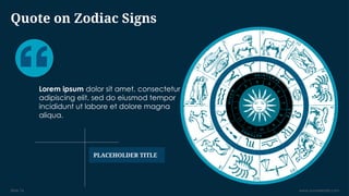 Zodiac Signs PowerPoint Template | PPTX