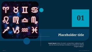 Zodiac Signs PowerPoint Template | PPTX
