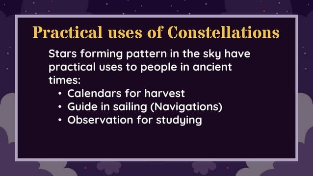 the zodiac constellation: the 12 birth month constellation | PPTX ...