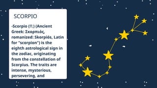 Zodiac Constellations with activity and | PPTX