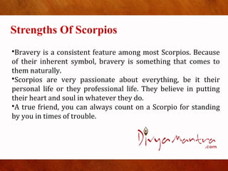 Zodiac sign of scorpio | PPT