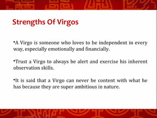 Zodiac sign of virgo | PPT