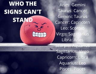 Zodiac Signs Fun Facts | PPT