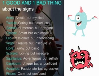 Zodiac Signs Fun Facts | PDF