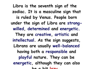 Zodiac signs: meanings, symbols and activities | PPT