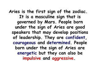 Aries Zodiac Symbol Meaning