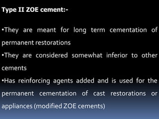Zoe cement-karan | PPTX