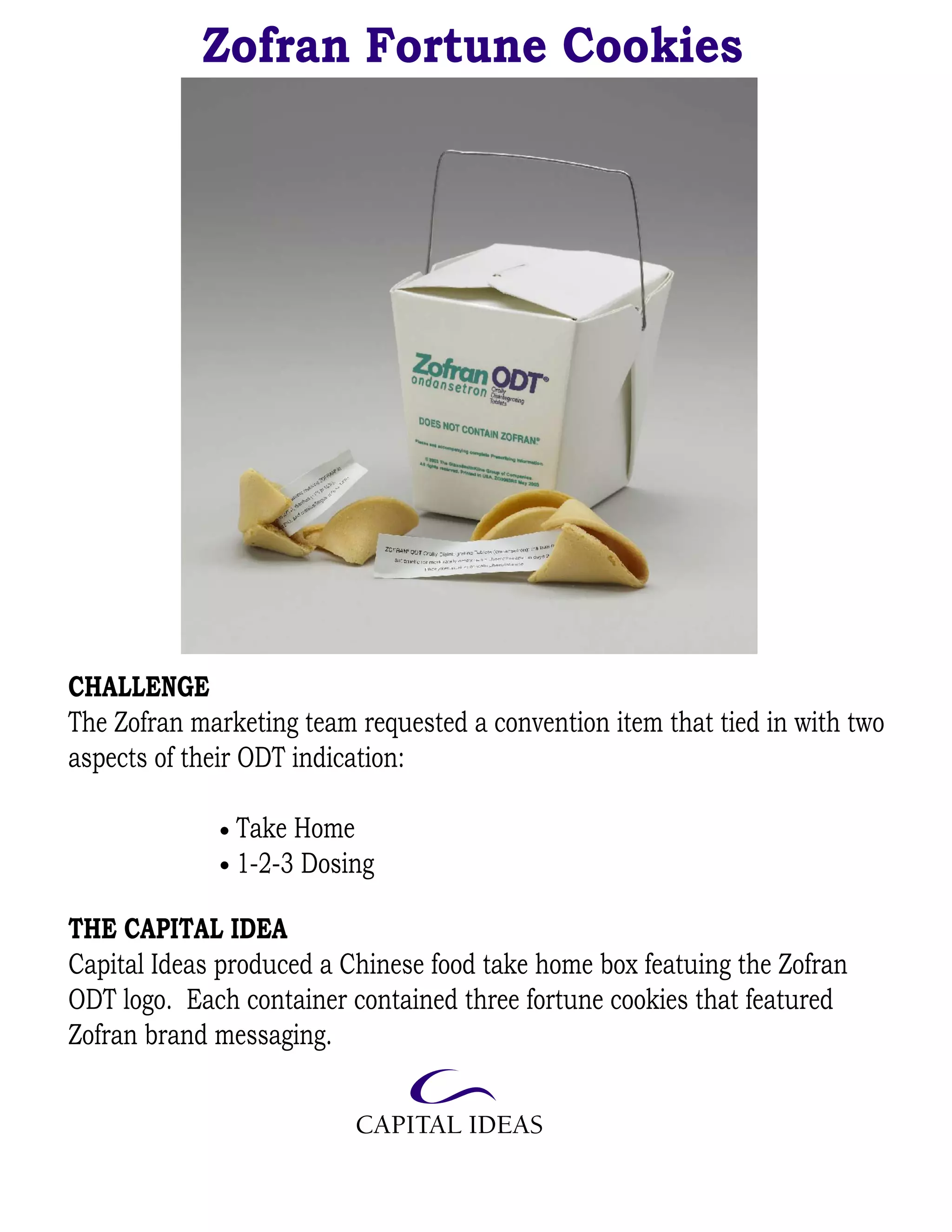 Zofran Fortune Cookies | PDF