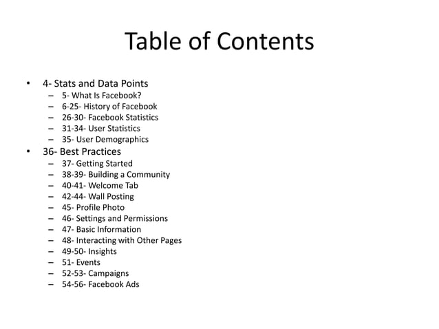 Facebook Best Practices | PPT