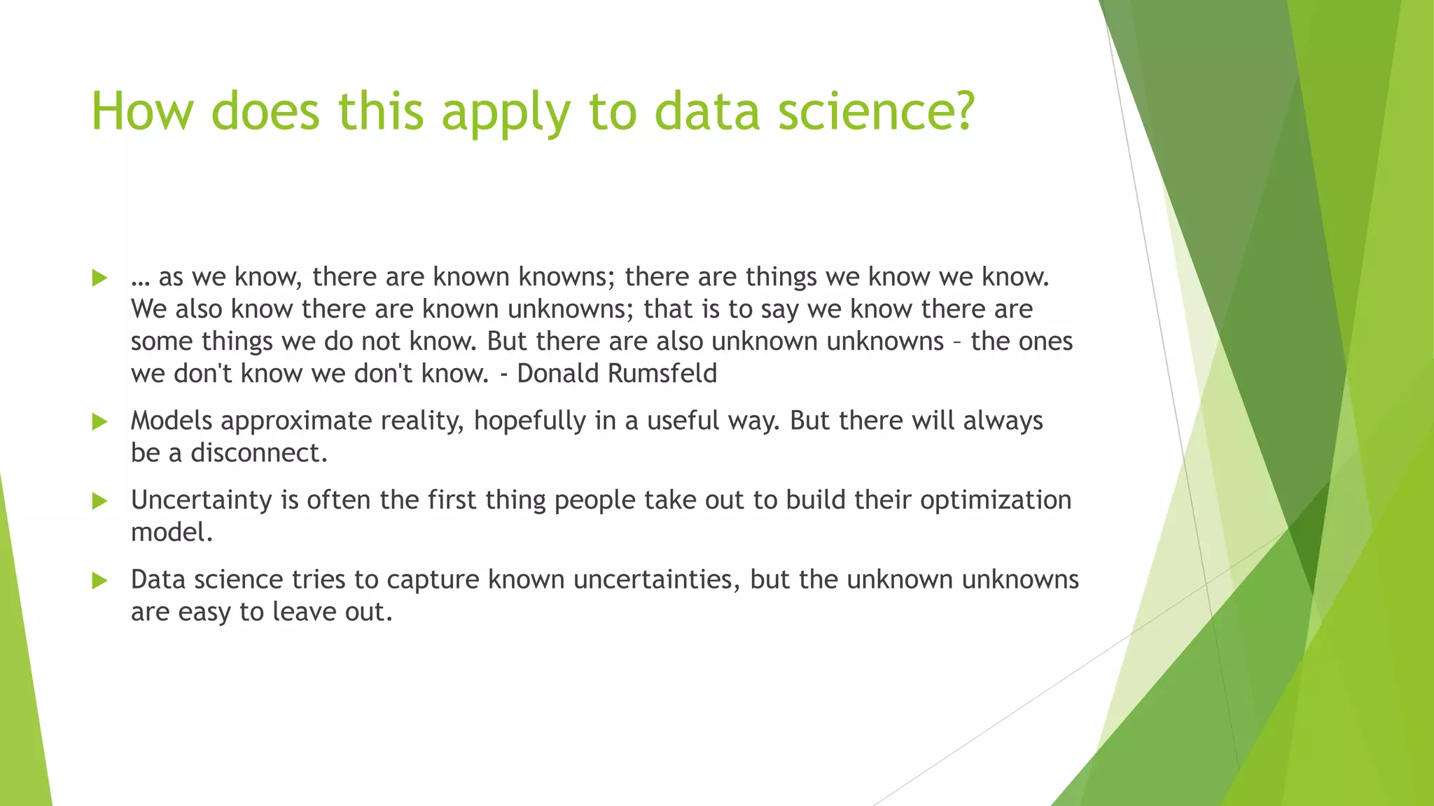Stochastic Optimization As A Mindset By Zohar Strinka Ppt