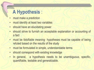 hypothesis testing | PPT