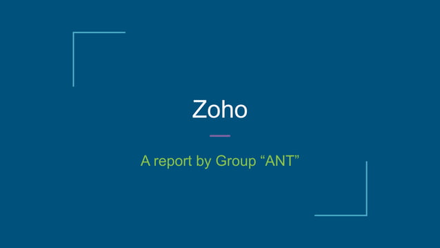 Zoho Project Management Tool | PPTX | Cloud Computing | Internet