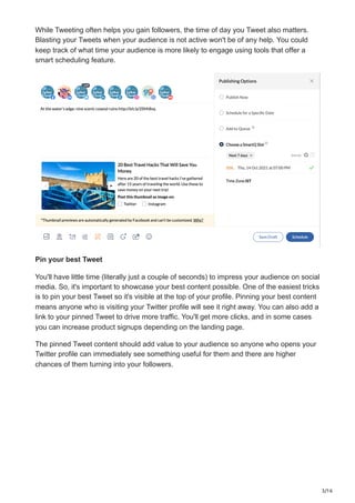 How to grow on twitter | PDF | Social Networking | Internet