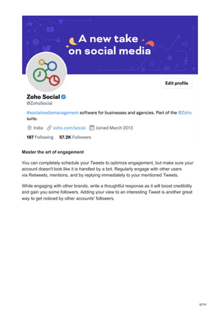 How to grow on twitter | PDF | Social Networking | Internet