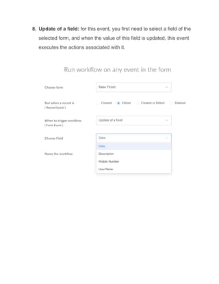 Zoho Creators Form Workflow Guide to Optimal Productivity (2).pdf | Web Development | Internet