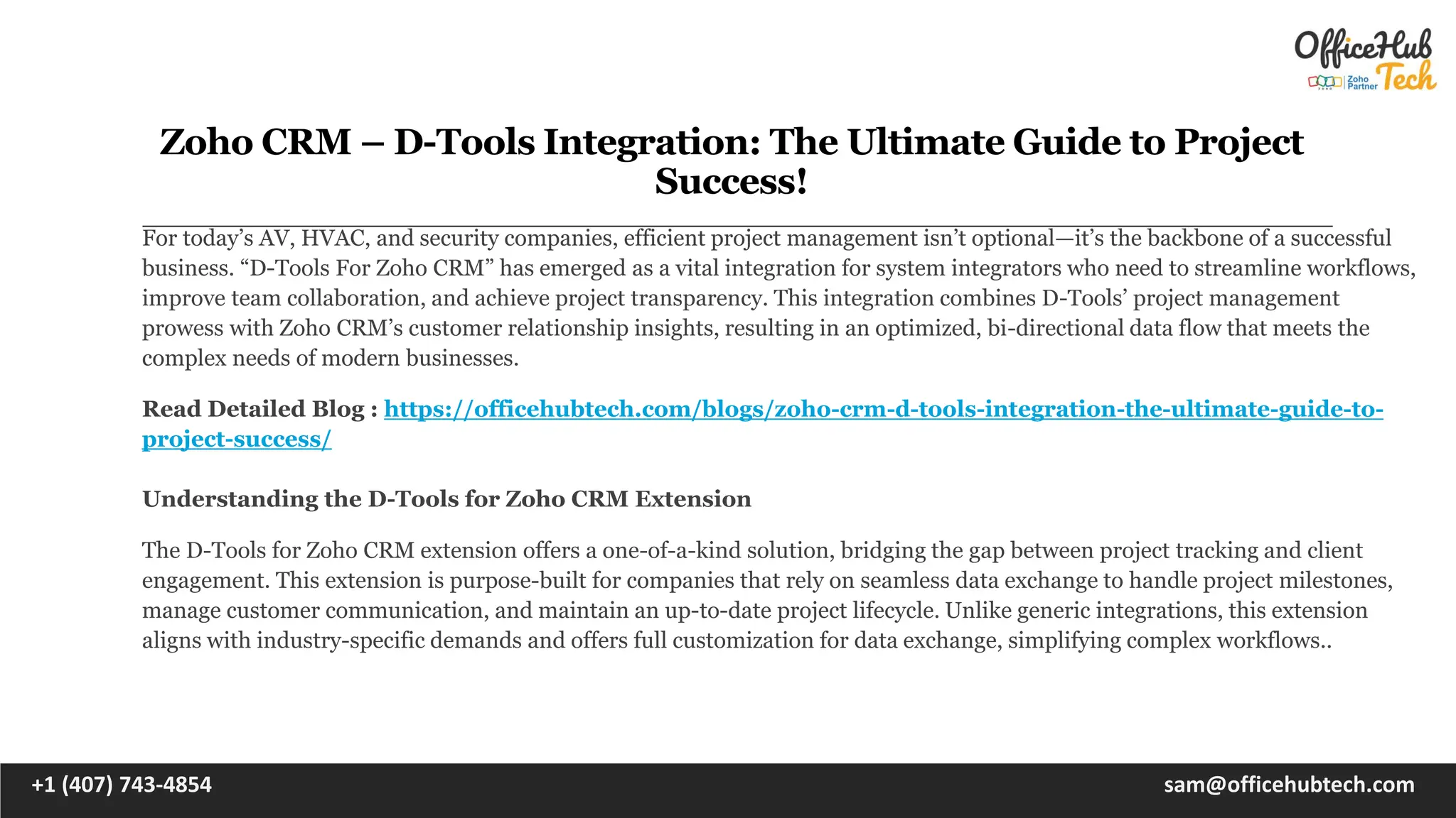 Zoho CRM – D-Tools Integration- The Ultimate Guide to Project Success.pdf