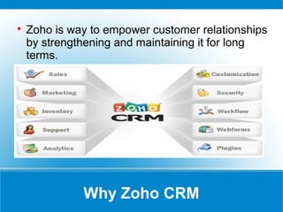 Zoho crm solution | How to use Zoho CRM | Why to use Zoho CRM | PPT