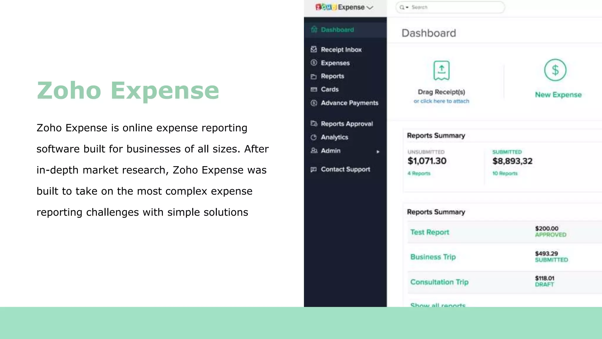 Zoho Expense - Overview | PPSX | Shareware and Freeware | Computer ...
