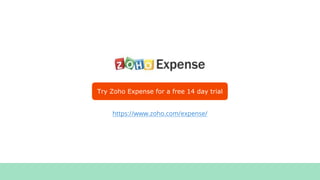 Zoho Expense - Overview | PPSX