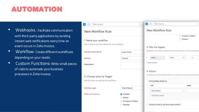 Zoho Invoice overview presentation | PPTX