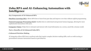 Zoho RPA and AI Enhancing Automation with Intelligence.pptx