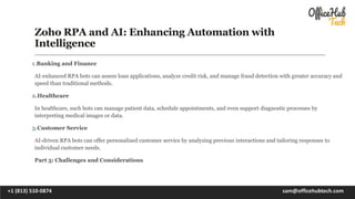 Zoho RPA and AI Enhancing Automation with Intelligence.pptx