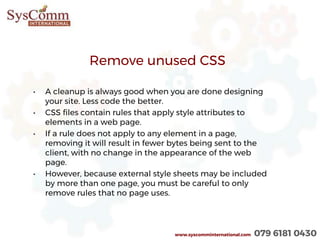 Speed Up Your Site | PPT