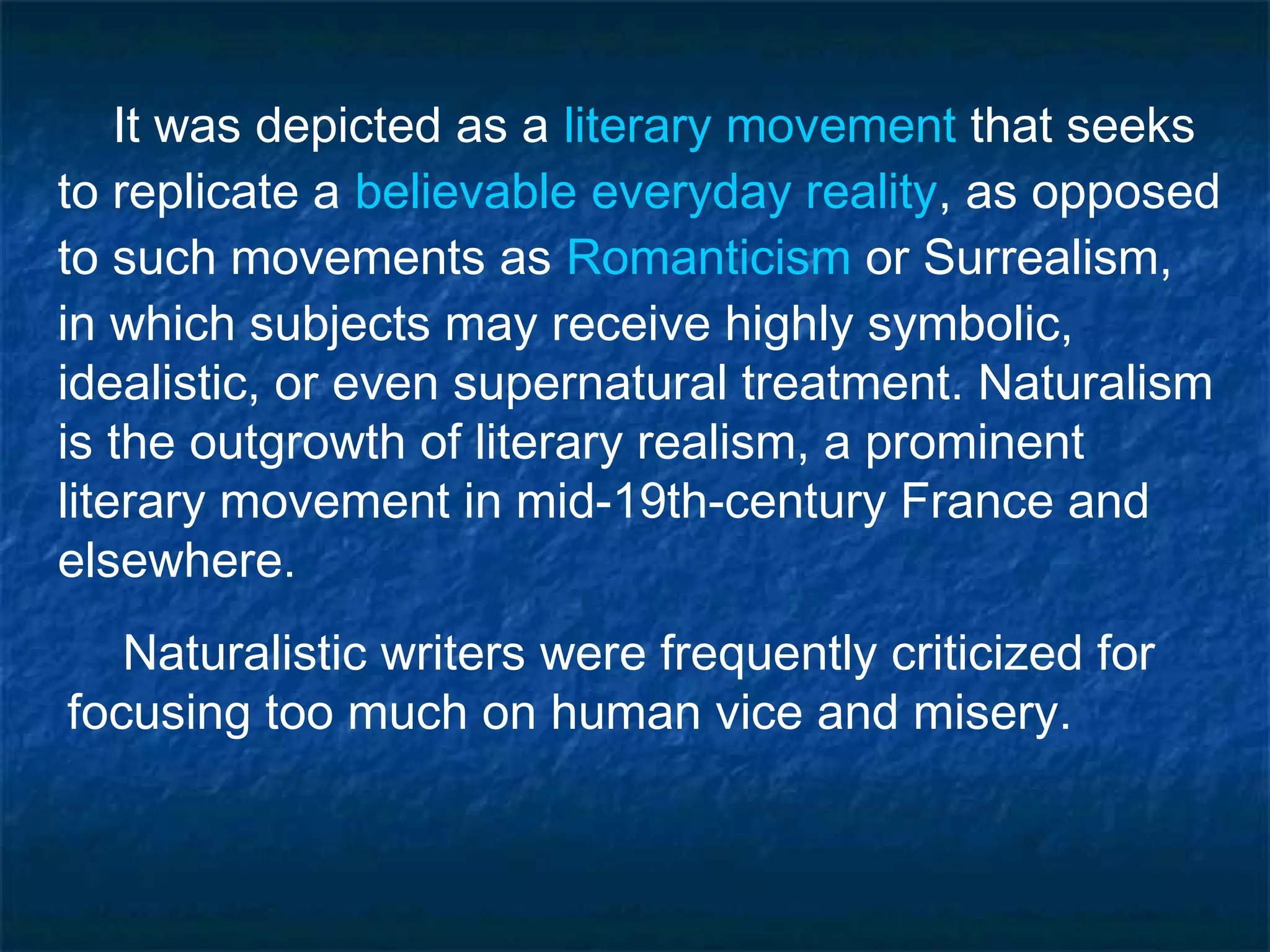 Zola and naturalism in literature | PPT