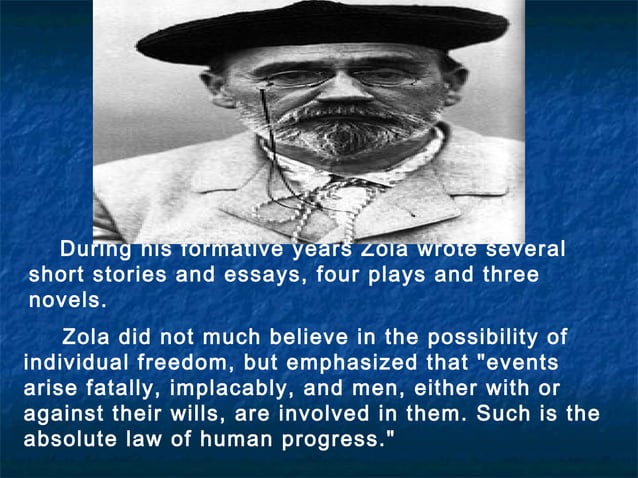Zola and naturalism in literature | PPT