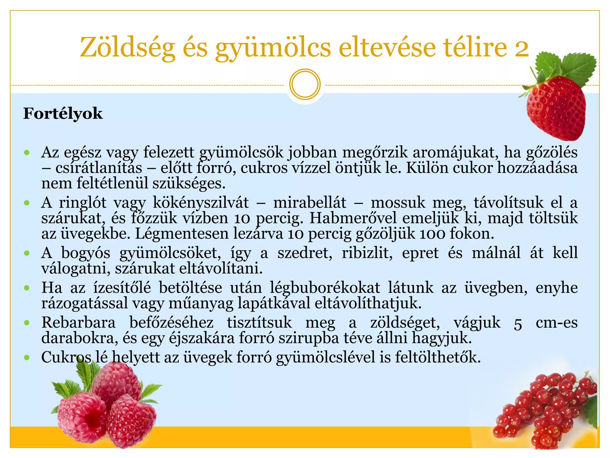 Zoldseg es gyumolcs eltevese telire 2 | PDF