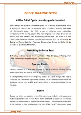 Zolfe orange gtc4_press_pack | PDF
