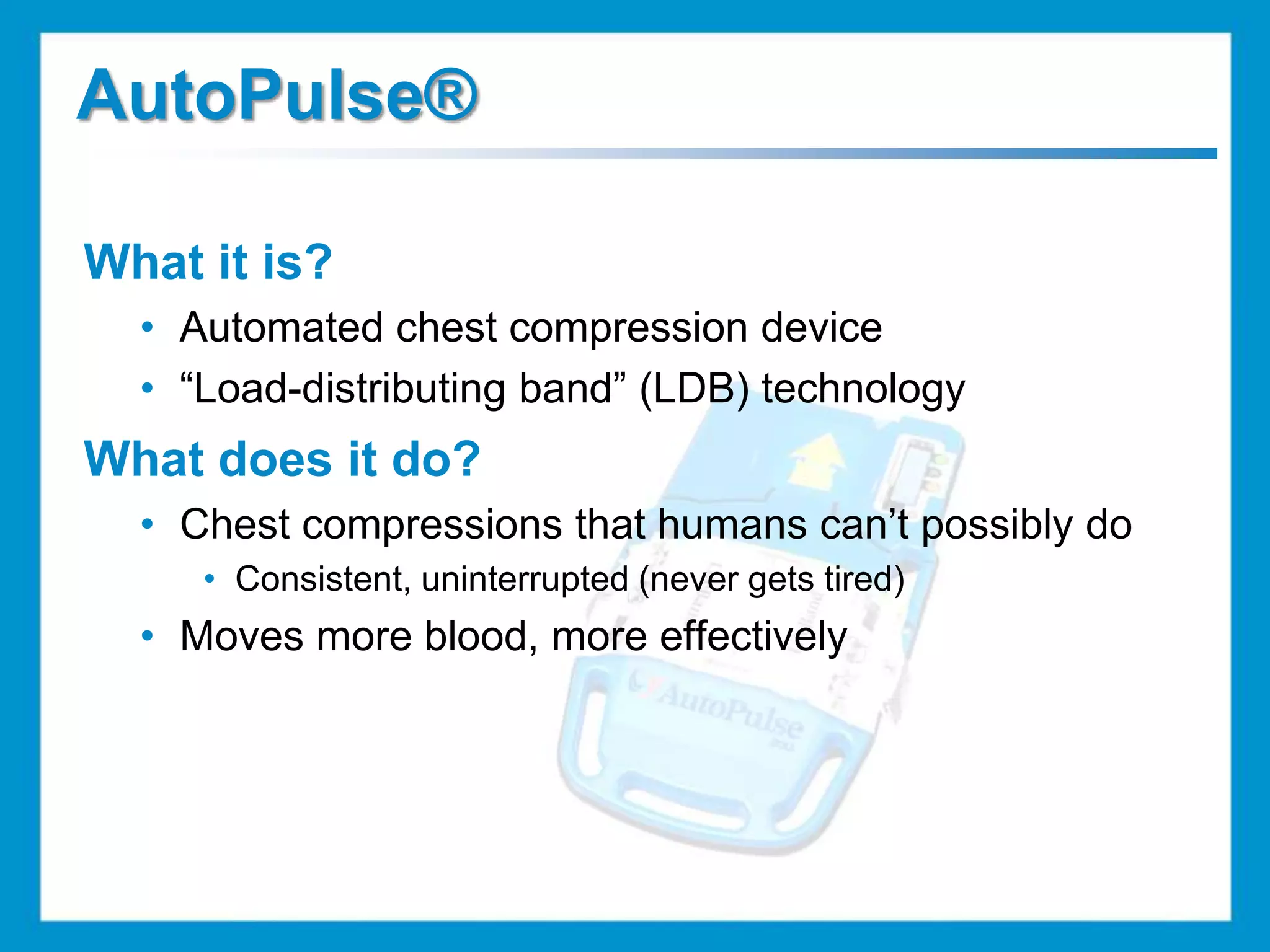 Zoll autopulse Presentation | PPTX