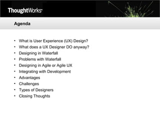 Agile User Experience Design | PPT