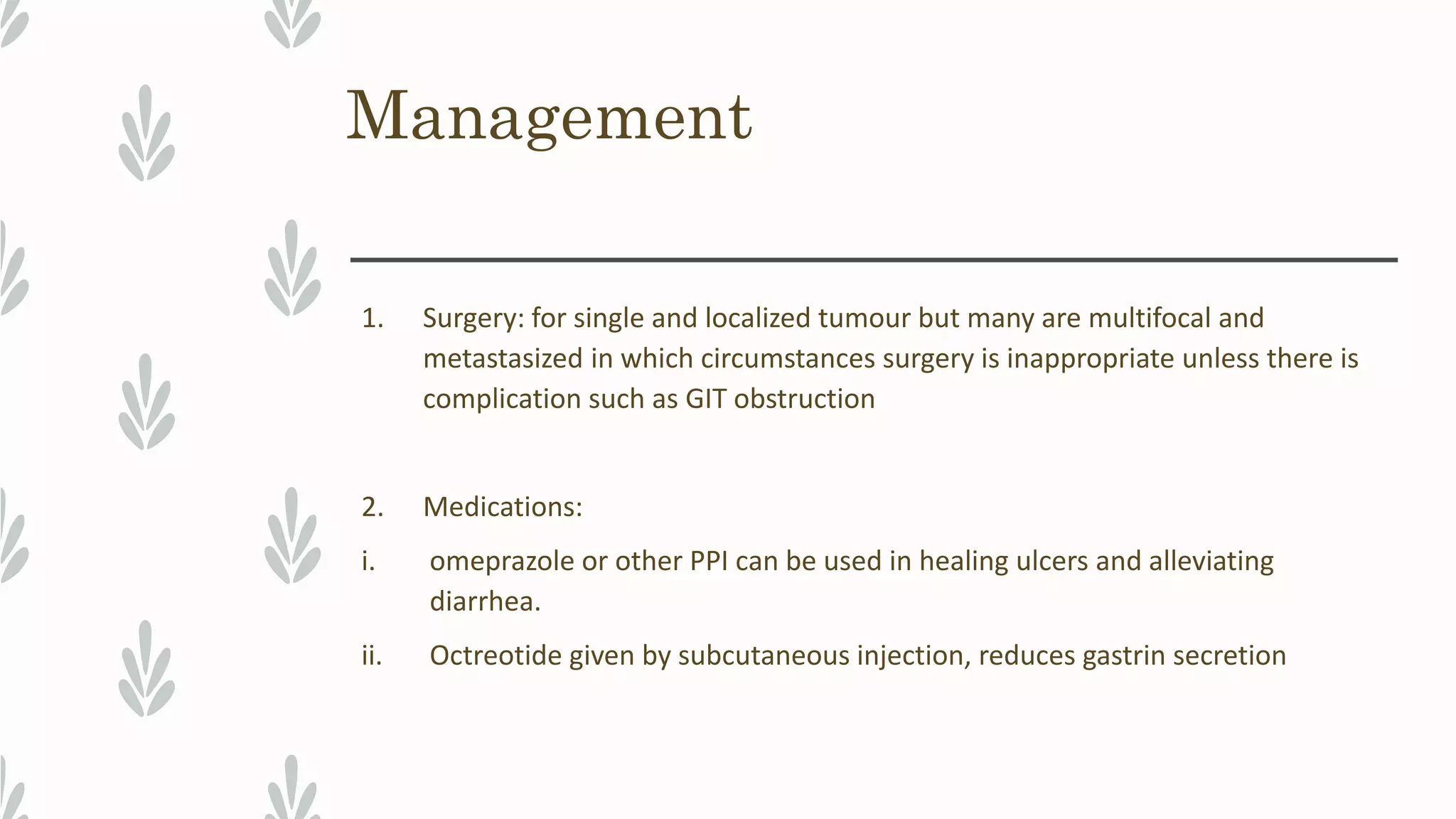 Zollinger ellison syndrome | PPTX