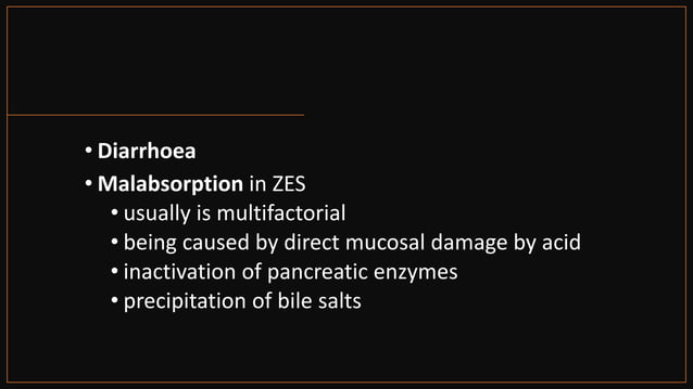 Zollinger ellison syndrome | PPTX | Endocrine and Metabolic Diseases ...